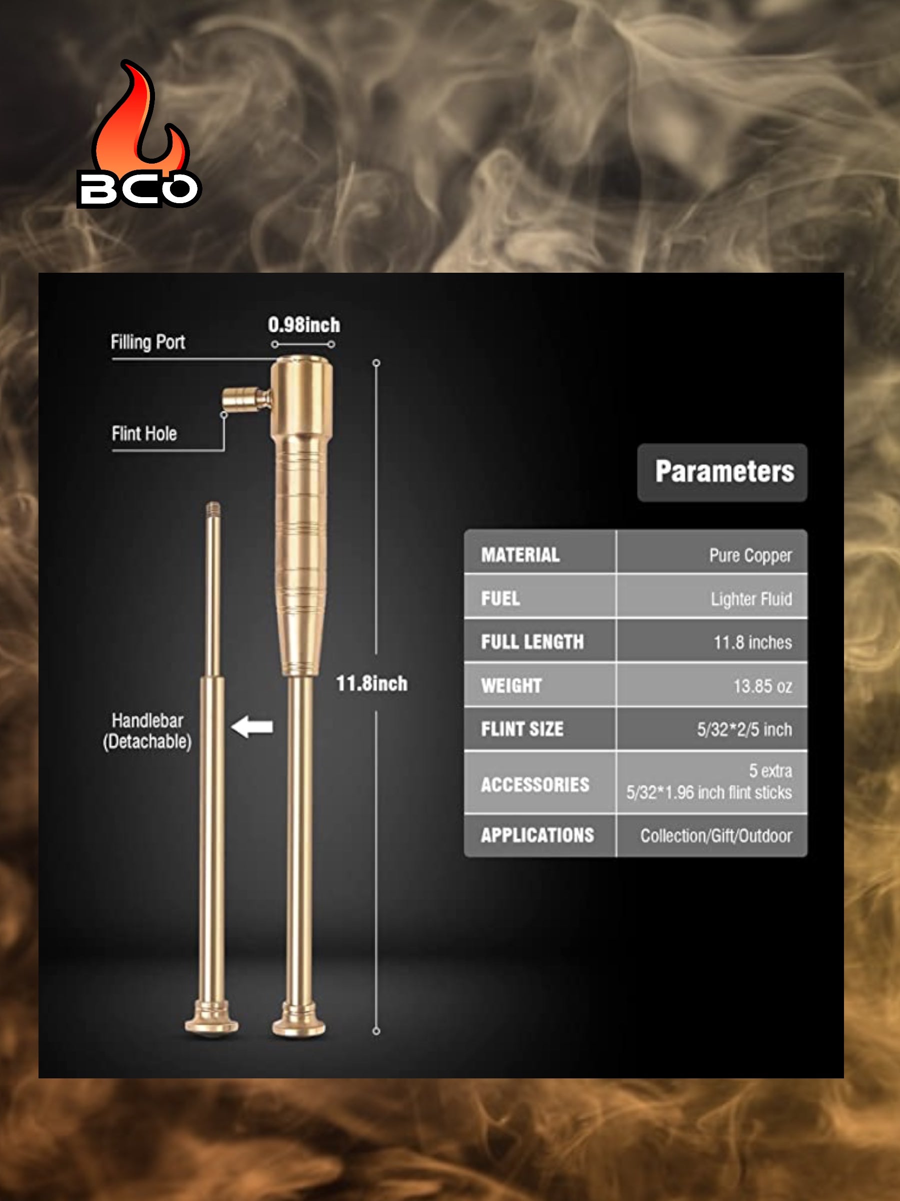 Temple of Doom Gold Thermite Torch – KatanaBlaze